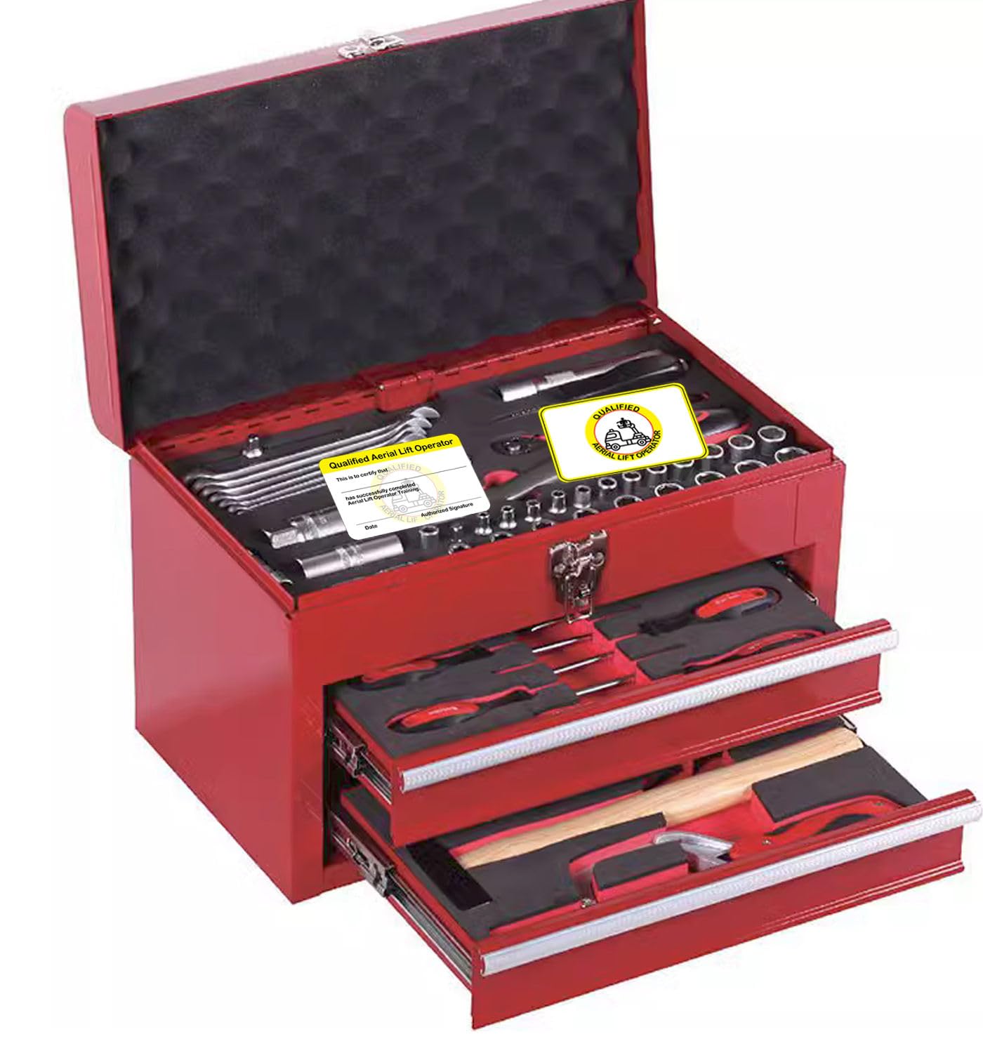 Qualified Aerial Lift Operator Certification Card 6Pcs Safety Wallet ...