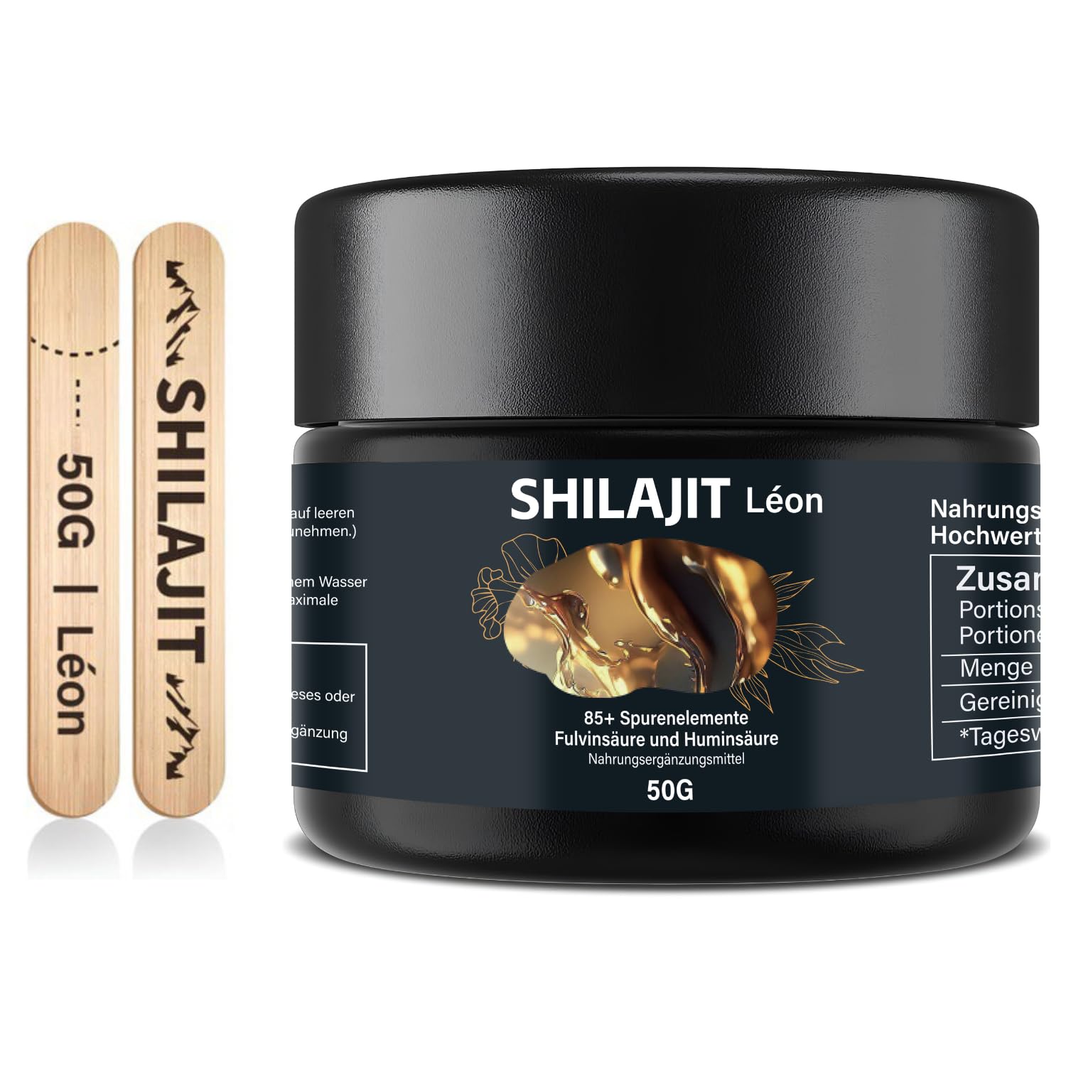Shilajit Harz Original – Hochdosiert, Reich an Fulvin- und Huminsäure ...