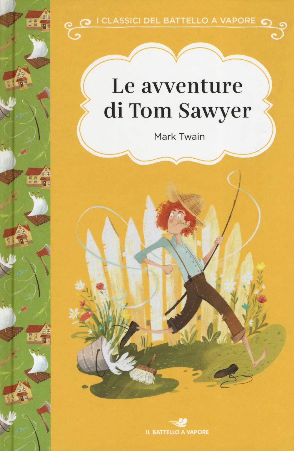 Copertina Del Libro Di Tom Sawyer Le Avventure Di Tom Sawyer Con
