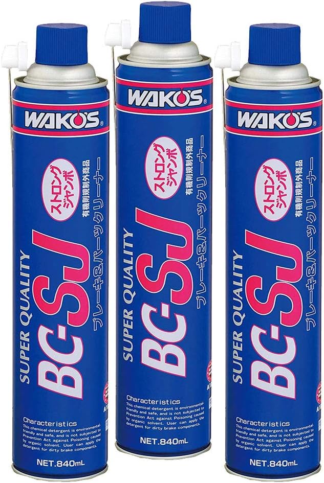 Amazon.co.jp: WAKO'S ワコーズストロングジャンボ 840ml 3本セット 【BC-SJ】【A183】 ブレーキ＆パーツクリーナー : 車＆バイク