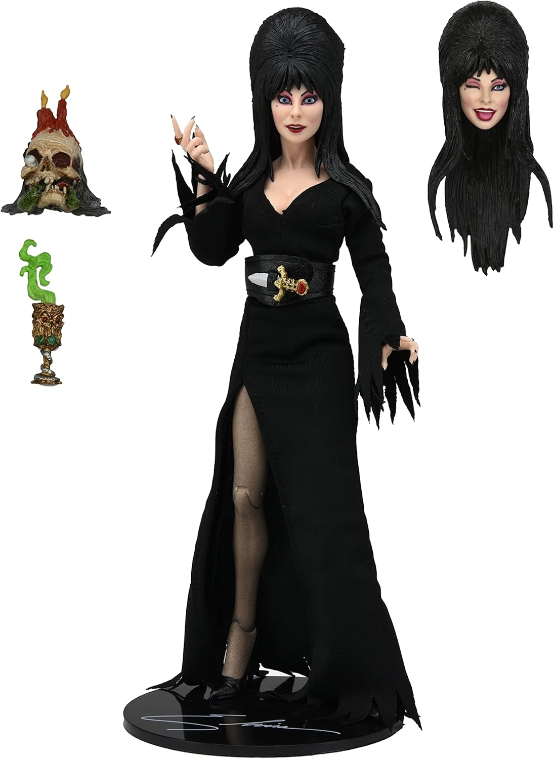Amazon.com: NECA - Elvira Mistress of the Dark 8" Clothed Figure : Toys ...
