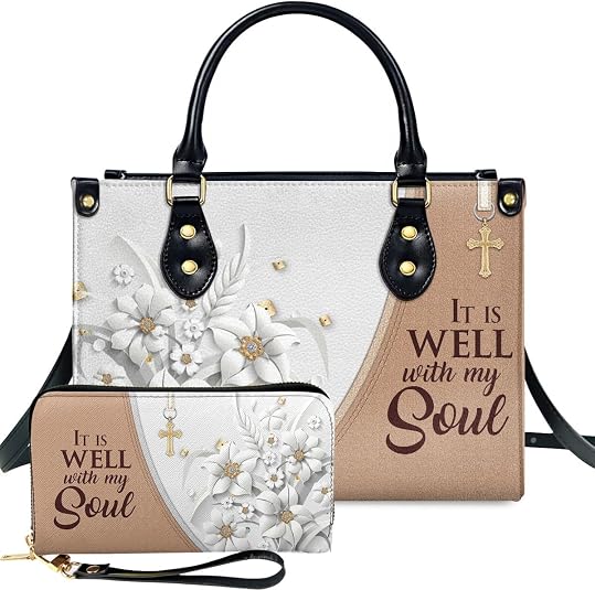 Amazon.com: Jesuspirit Leather Handbags - Clutch For Women - Bible Bags ...
