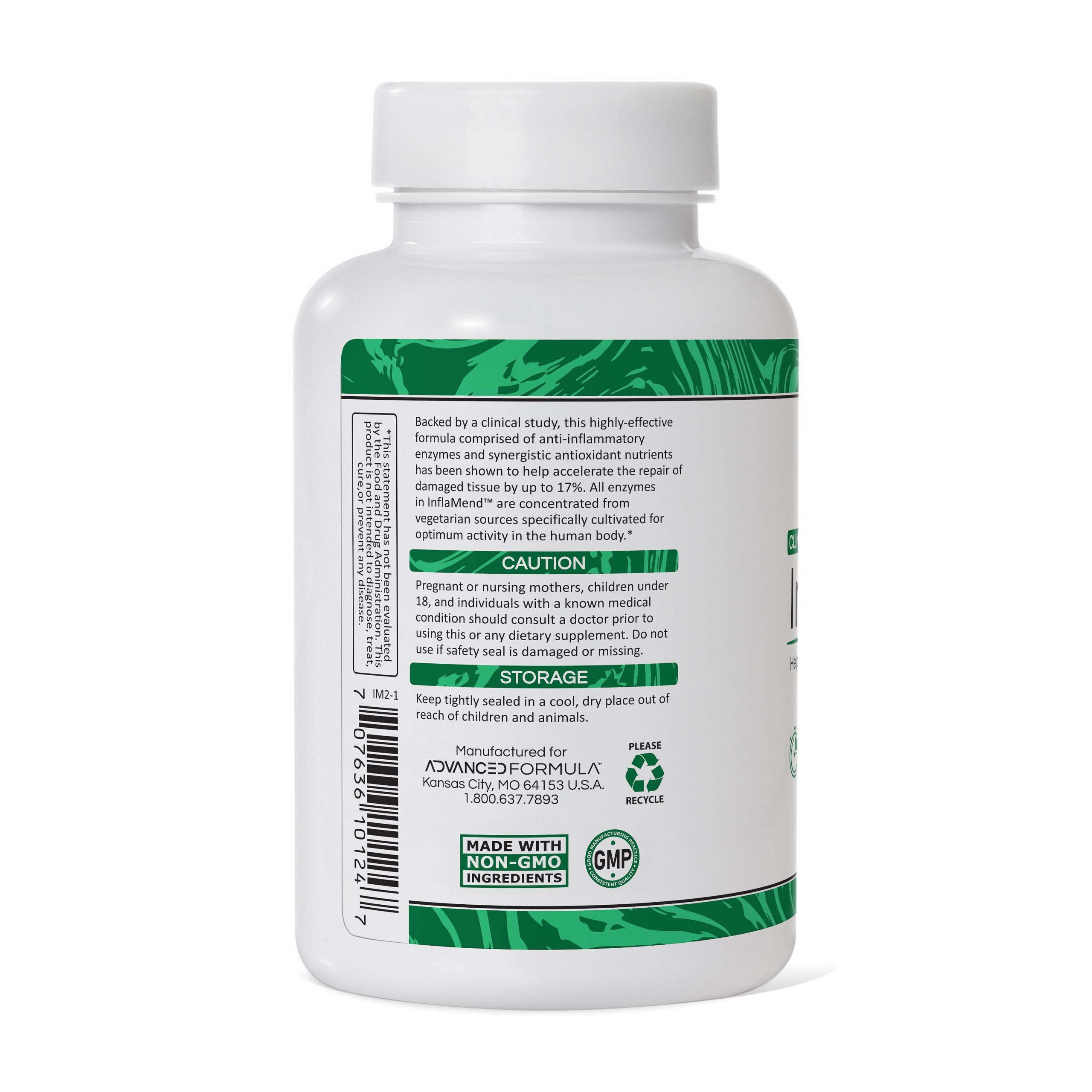 Buy Advanced Formula - InflaMend - Anti-Inflammatory Enzymes - 120 ...