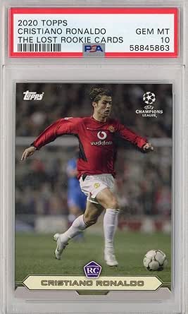 Amazon.com: Graded 2020 Topps Cristiano Ronaldo The Lost Rookie Cards ...