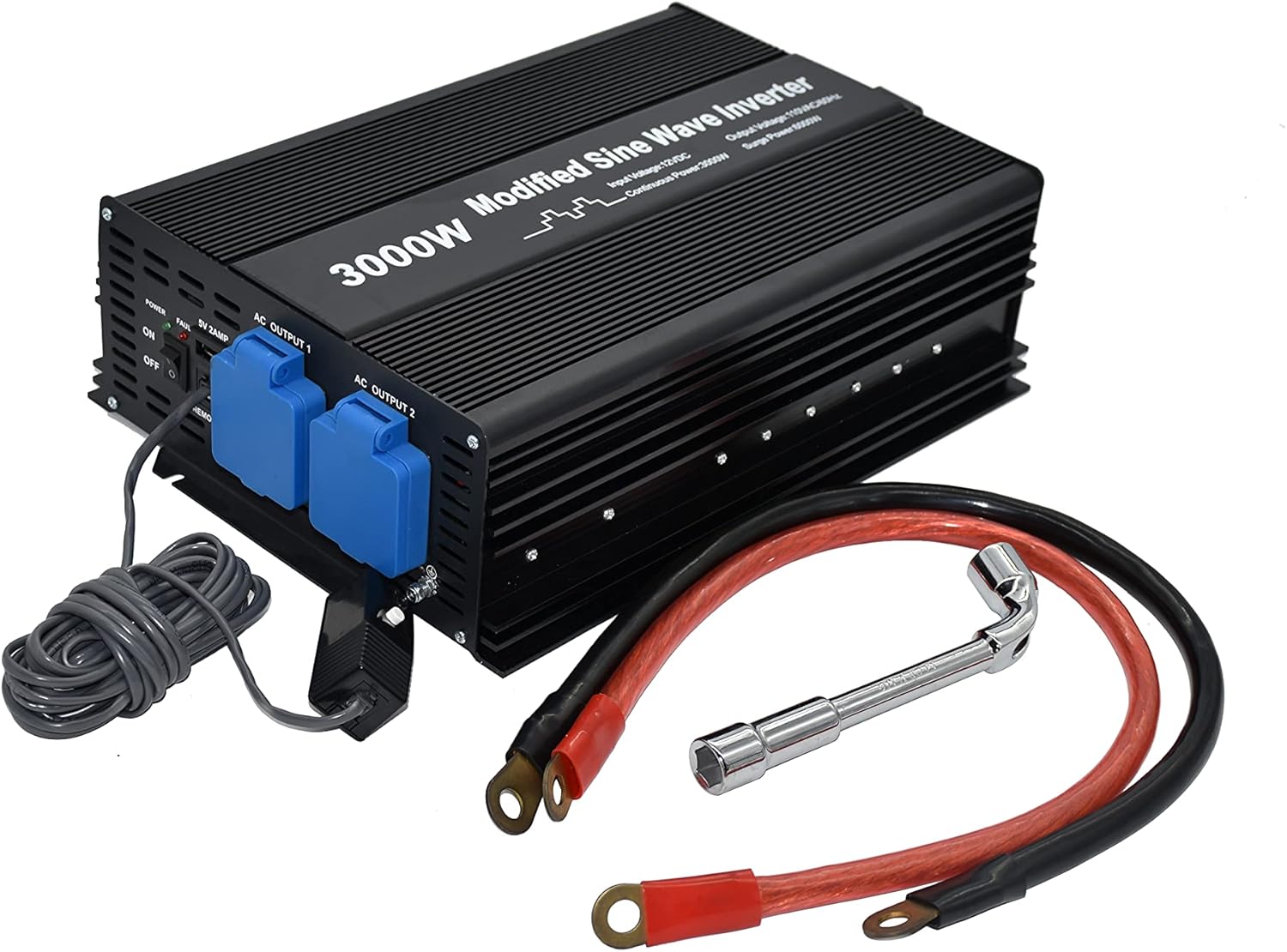 Amazon.com: 3000W Output Power Inverter with Dual sockets and USB ...