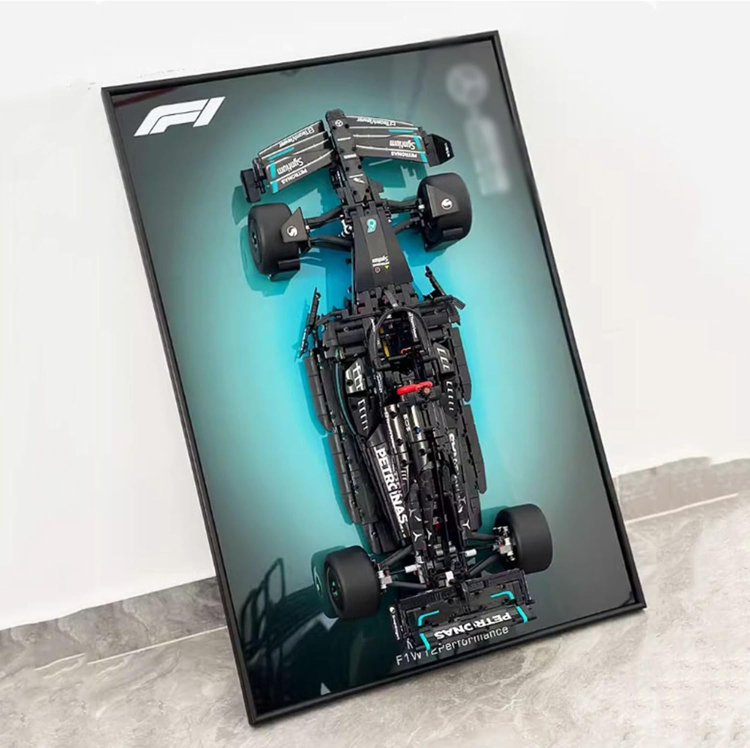 SYVEUAC Display Wallboard for Lego 42171 F1 Racing Building Blocks ...