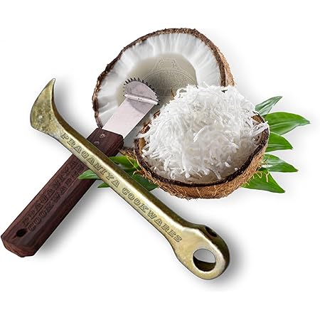 HAZEL Stainless Steel Coconut Grater |Chirava Coconut Scraper Manual ...
