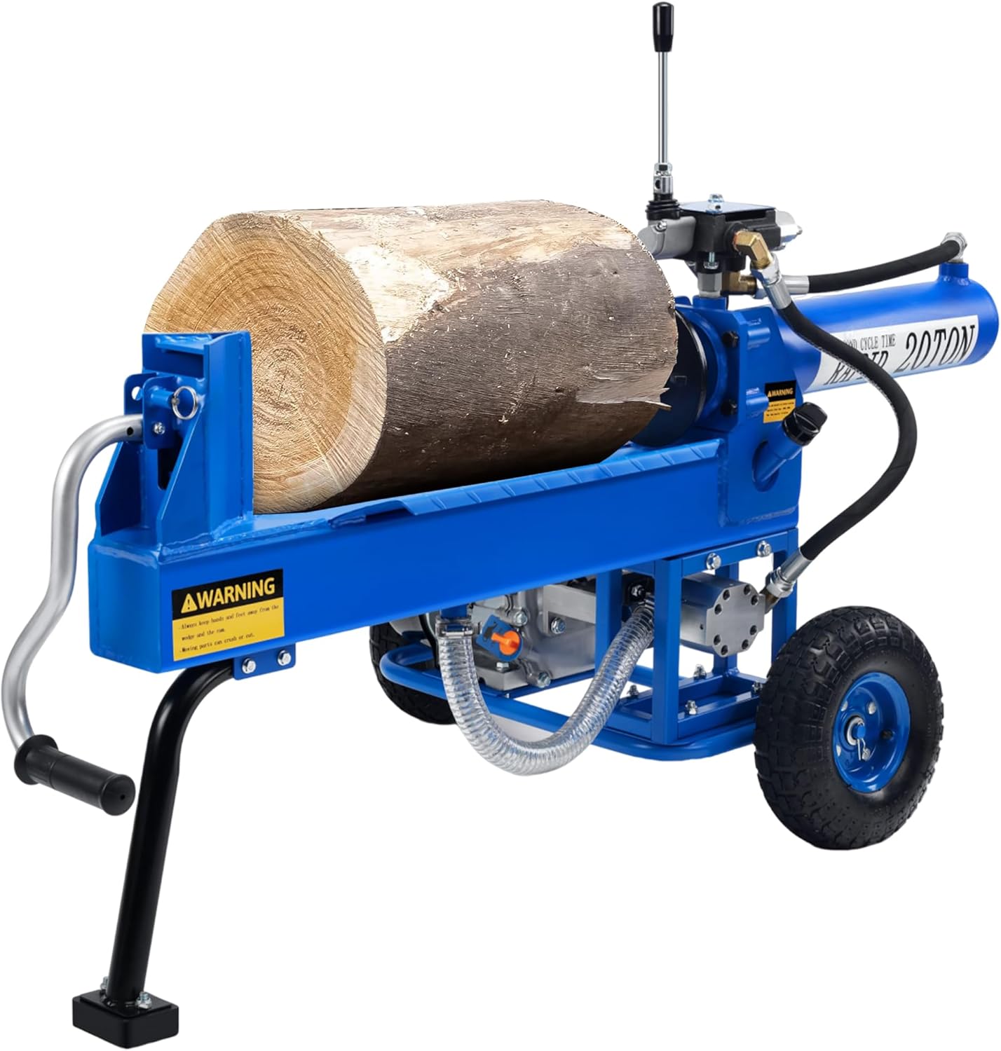 Amazon.com : Ezasin Portable Log Splitter 20 Ton, Gas Powered Wood ...