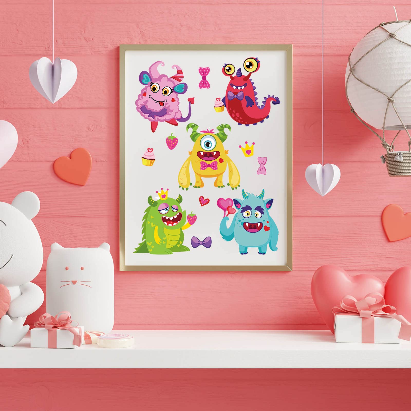 Snapklik.com : 24 Sets Valentines Day Craft Kits Face Stickers For Kids ...