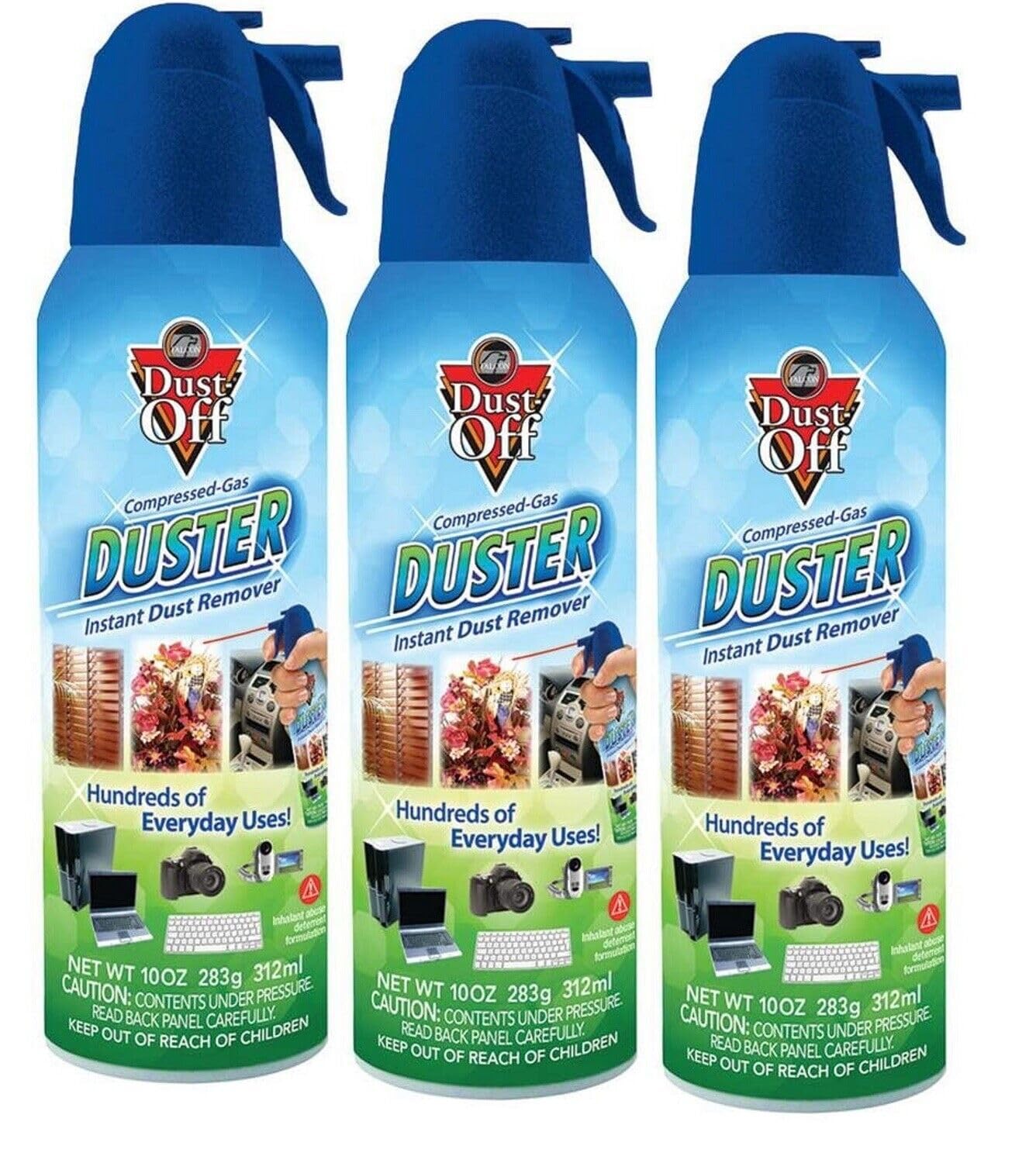 Dust-Off Compressed Air XL-300ml x 2 Pack : Amazon.co.uk: Stationery ...