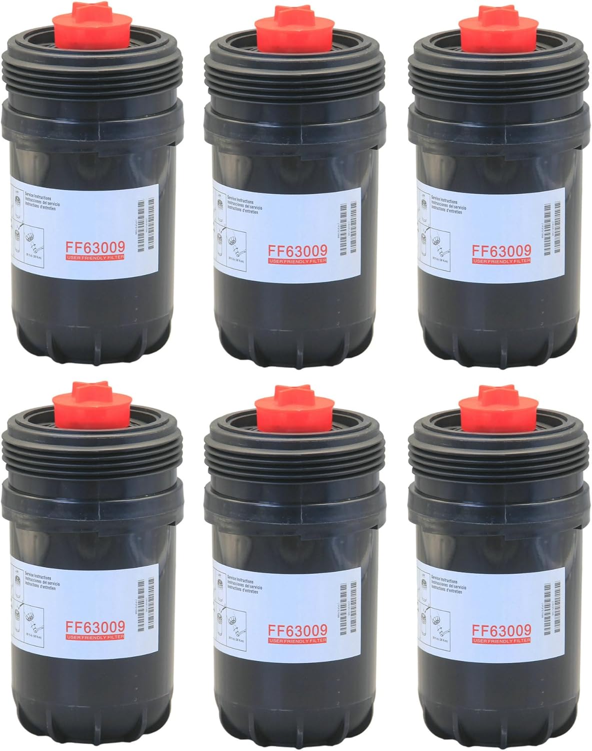 Amazon.com: TAITURN FF63009-6 Fuel Filter for Cummins B- and L- Series ...