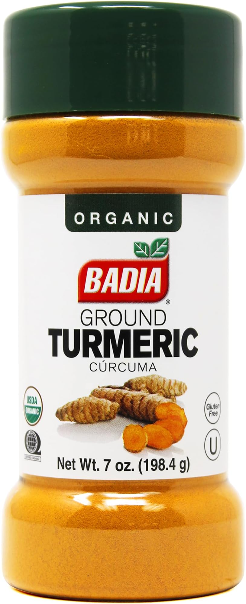 Amazon.com: Badia Organic Turmeric Powder, 7 oz – Rich in Curcumin ...