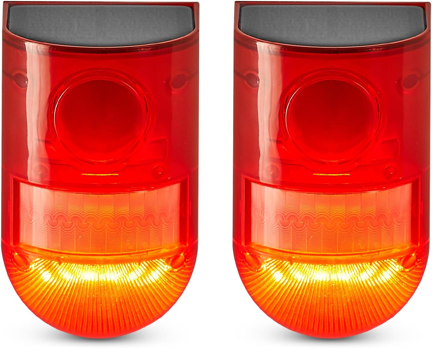 Amazon.co.jp : SPAHER 防犯ライト ソーラー LED警告灯 防水 モード変更 昼夜両用 人感センサー 赤色フラッシュ＆警報音 129db 防犯アラーム 充電式 セキュリティ ...