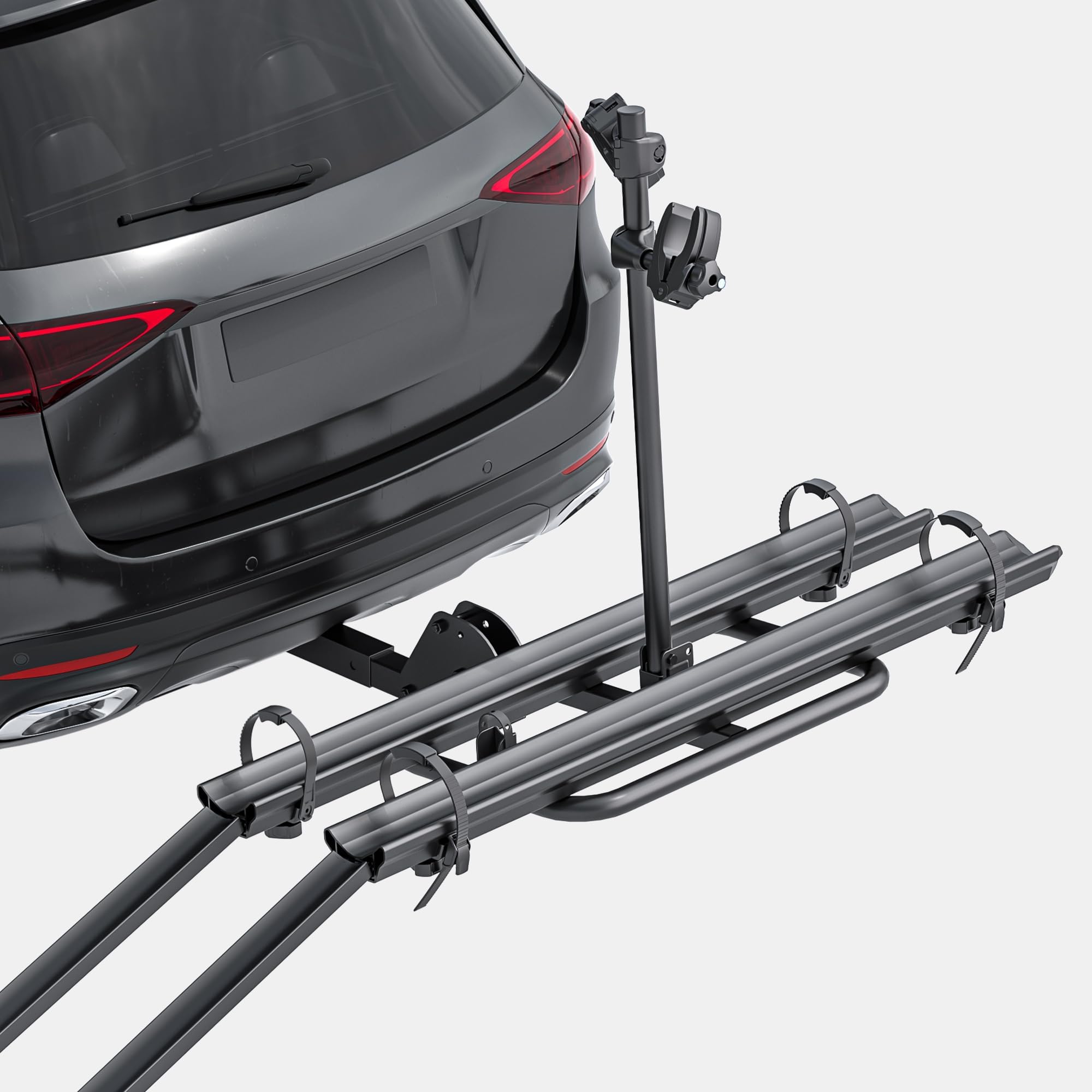 Amazon.com: ASOPARTS 2 EBike Rack with Ramp, 2" Hitch Mounted Lockable & Foldable Bike Racks, Up ...