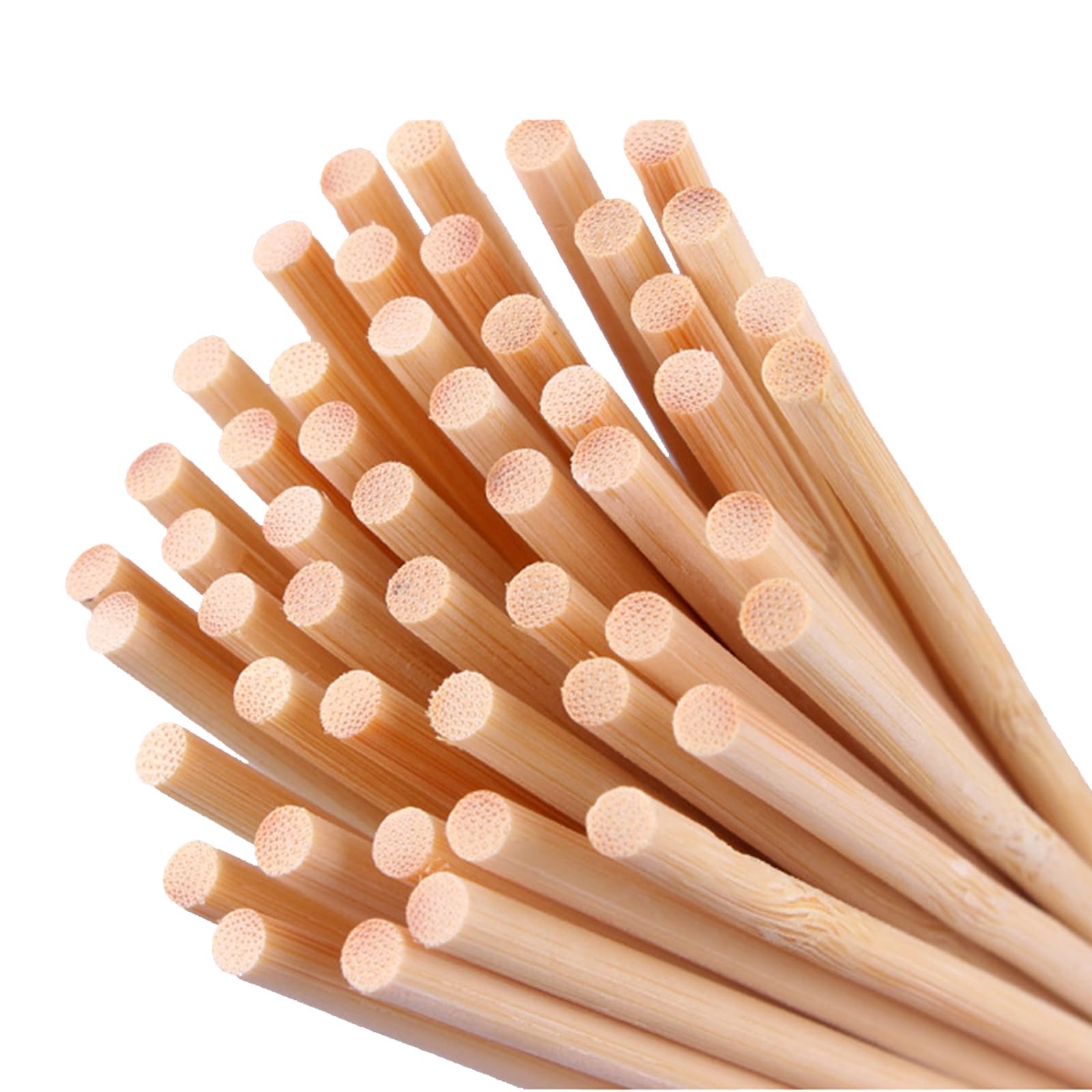 100 Pcs Wooden Sticks, Wooden dowels,15cm x 5mm Wooden Poles for ...
