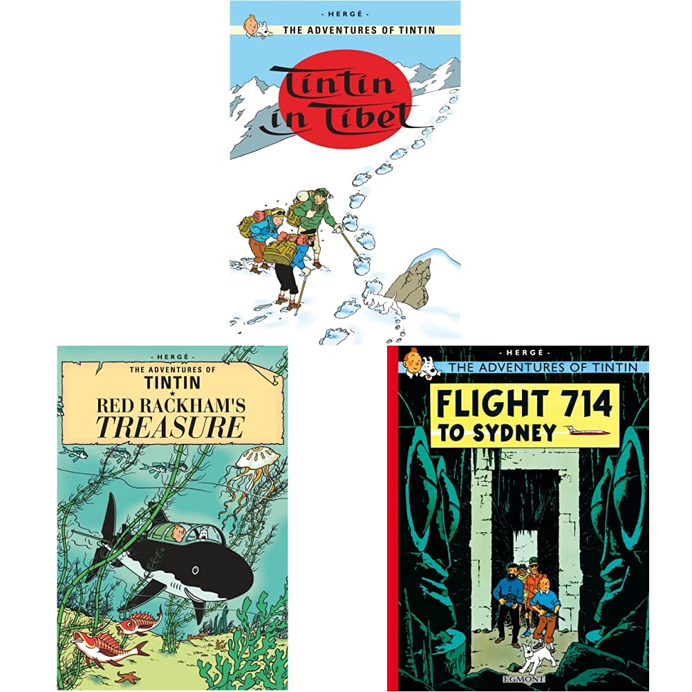 Tintin In Tibet Red Rackhams Treasure Tintin Flight 714 To | Desertcart ...