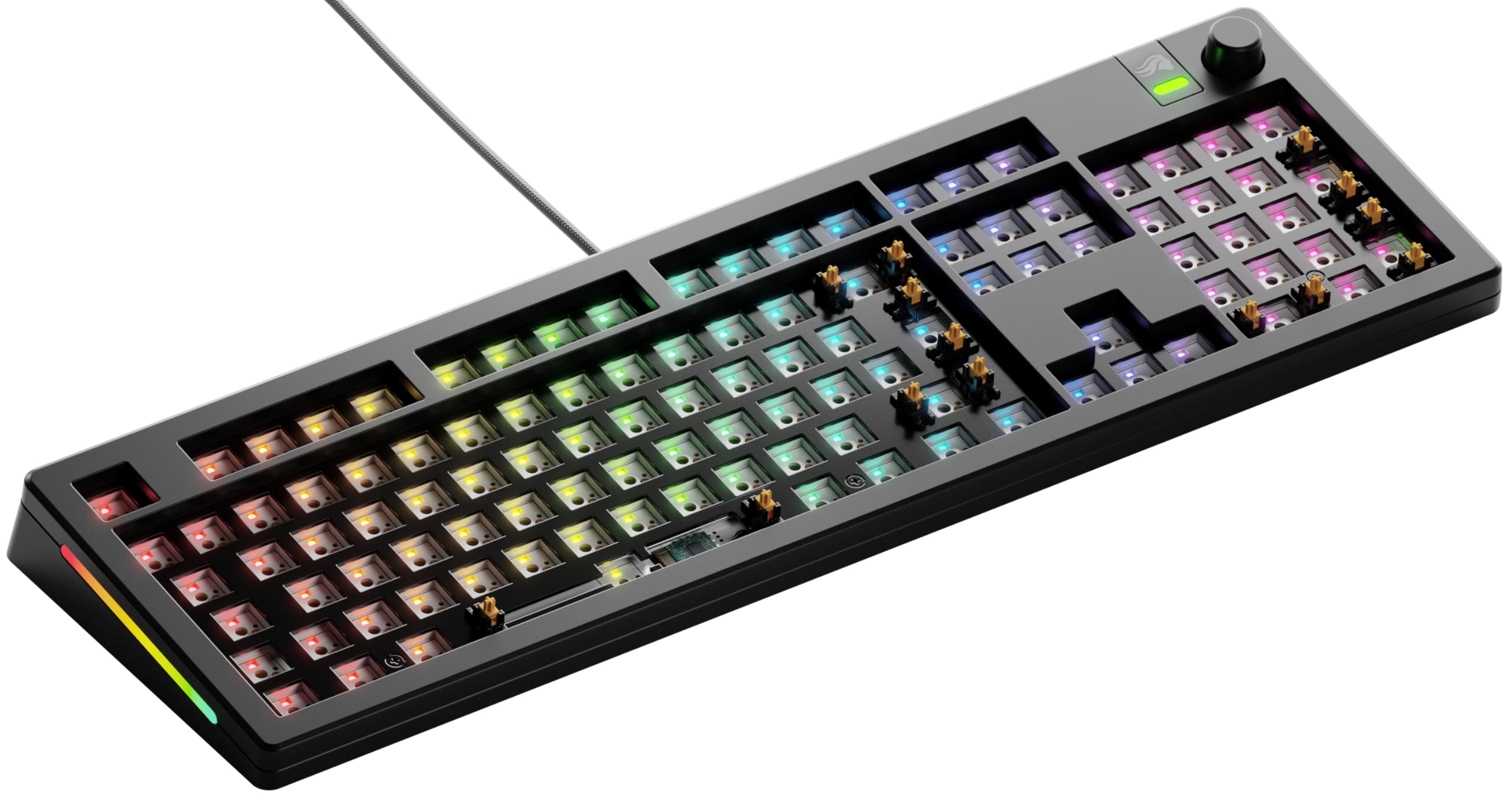 Buy GLORIOUS Gaming GMMK 3 Bares Custom Gaming Keyboard, 100% ...