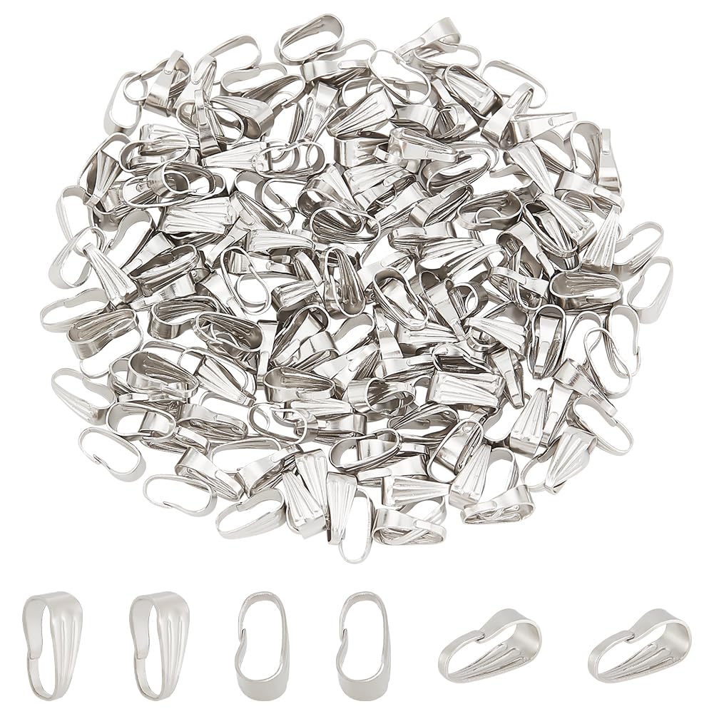 Amazon.com: PH PandaHall 200 Pcs 304 Stainless Steel Snap Bail Hook ...