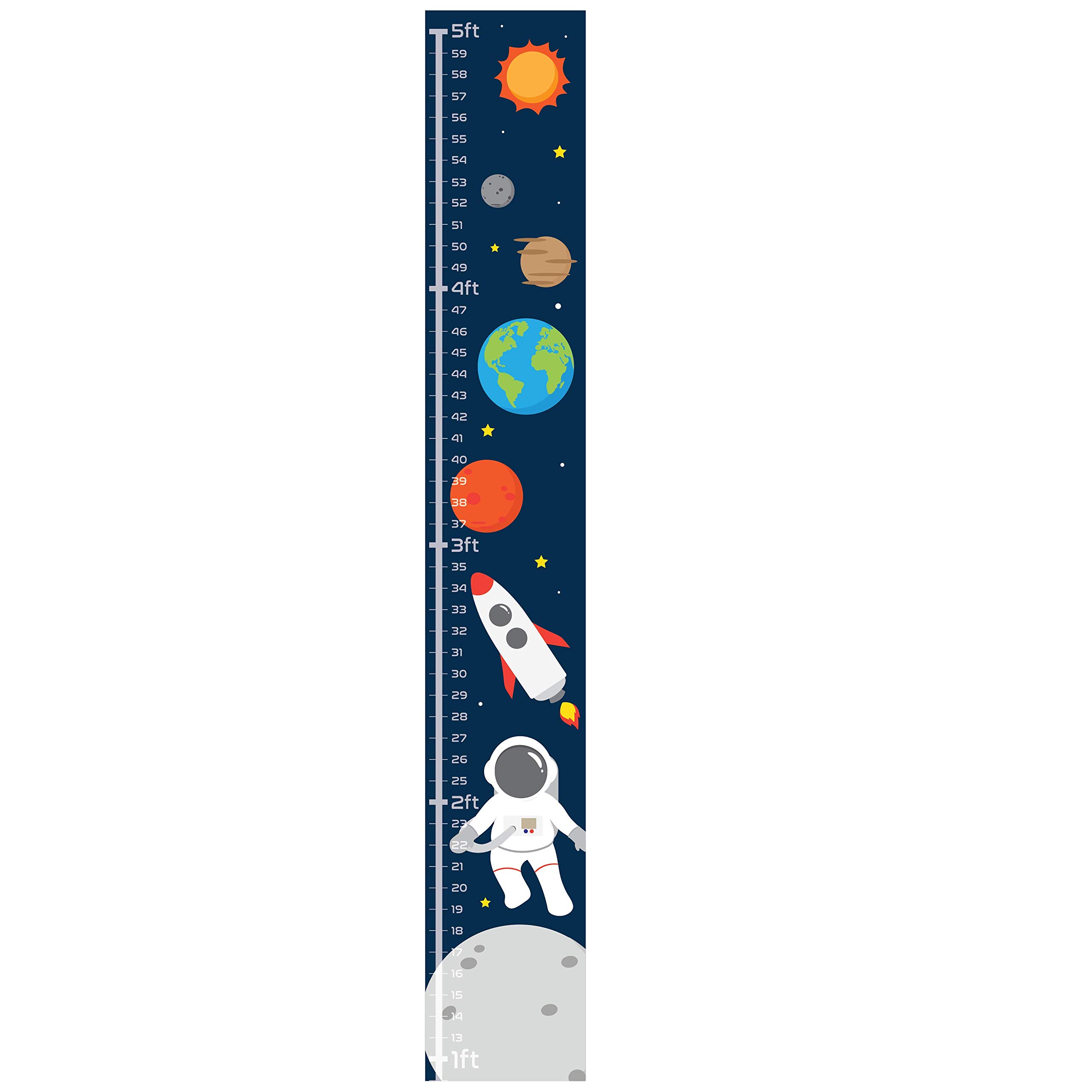 Buy Space Wall Sticker Growth Chart for Kids, Height Chart for Boys and ...
