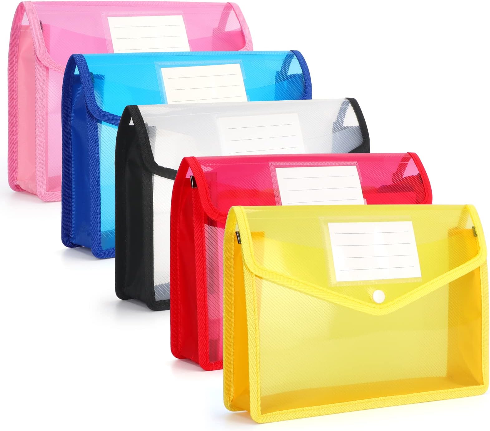 Amazon.com : FYY A5 Plastic File Folders, A5 Envelope Expanding File ...