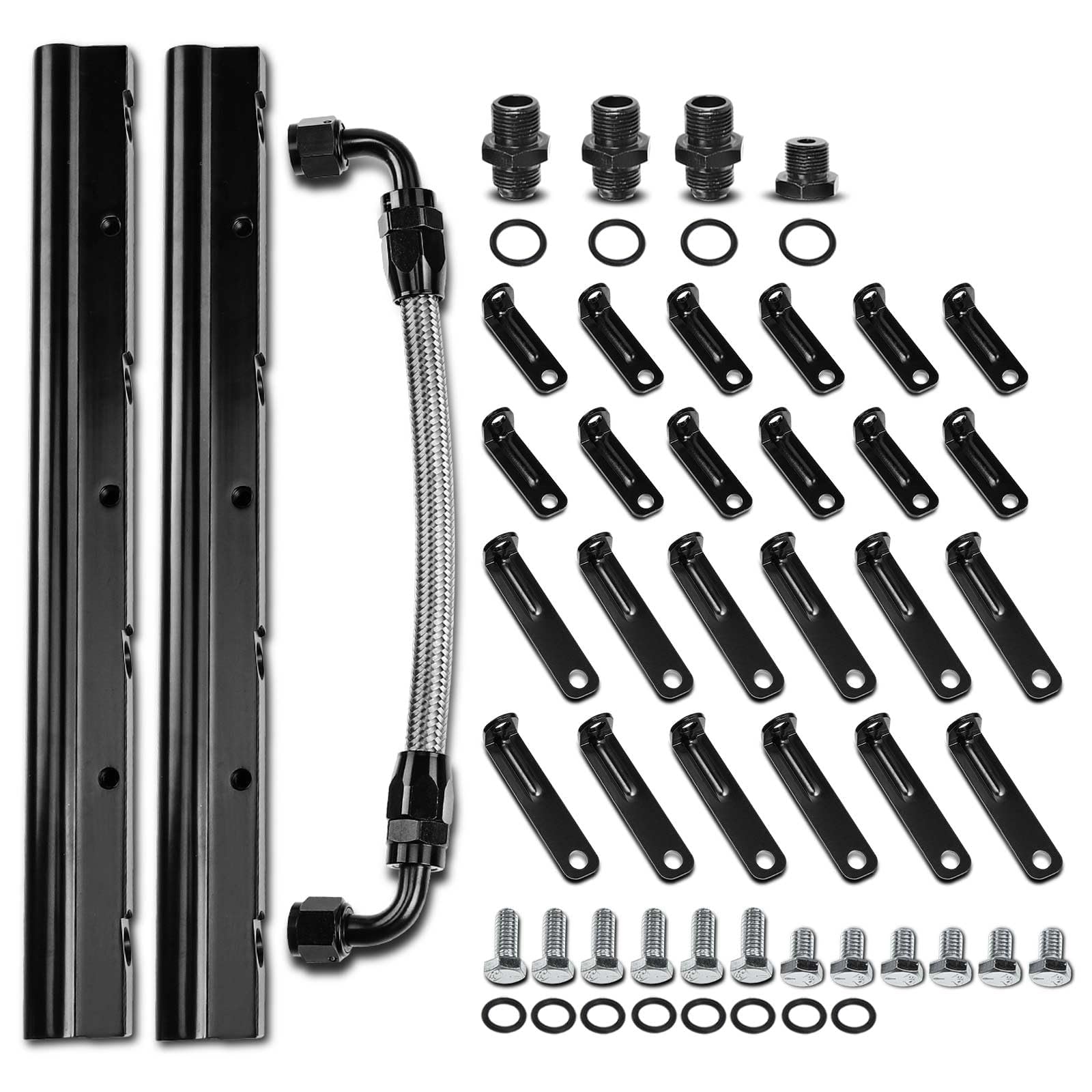 Amazon.com: A-Premium Fuel Rail Kit Compatible with GM LS Series Gen ...