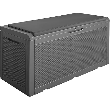 Amazon.com: Devoko 100 Gallon Waterproof Large Resin Deck Box Outdoor ...