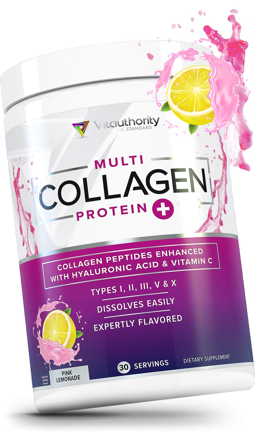 Buy Multi Collagen Peptides Plus Hyaluronic Acid and Vitamin C ...