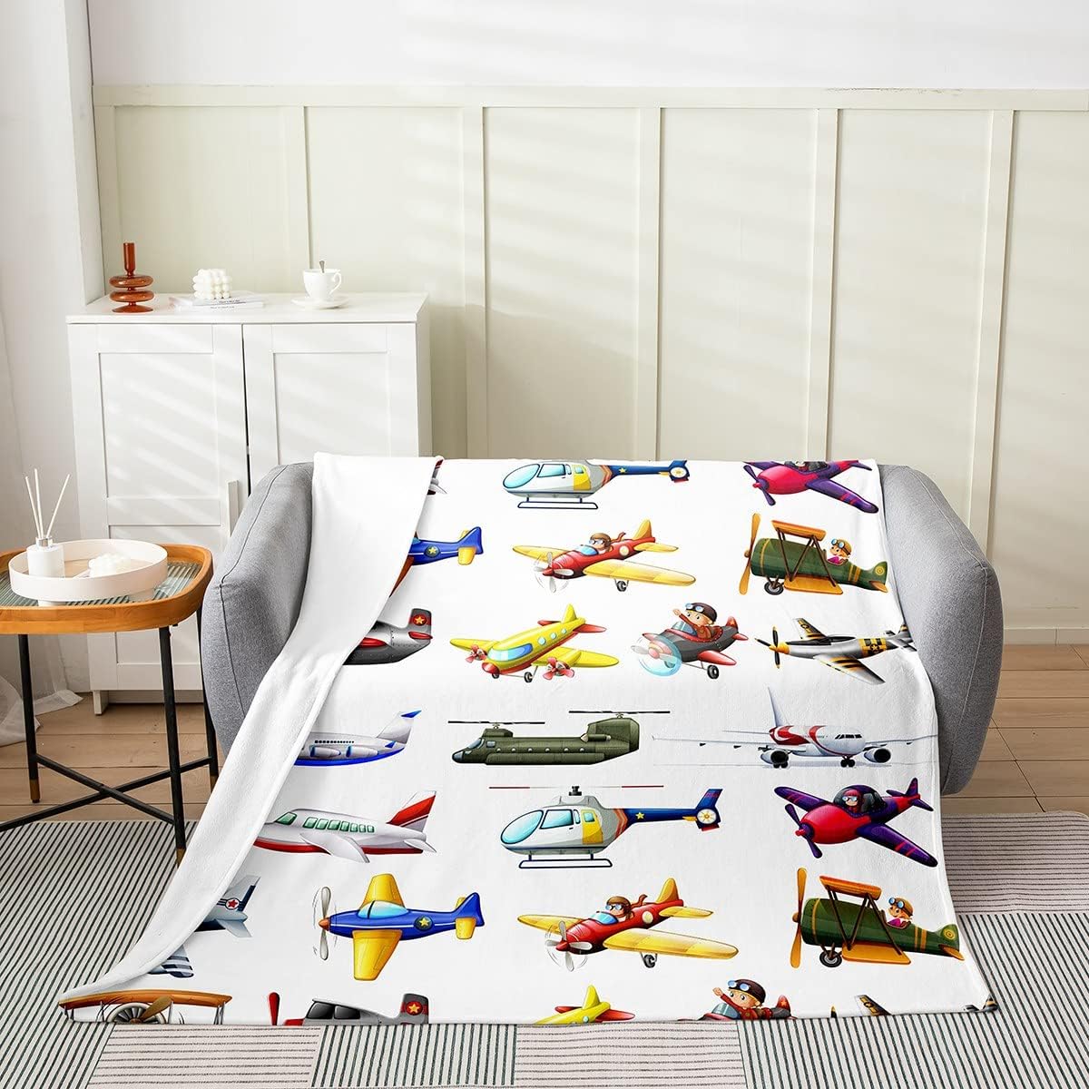 Manta de forro polar para niños para todas las estaciones, manta de ...