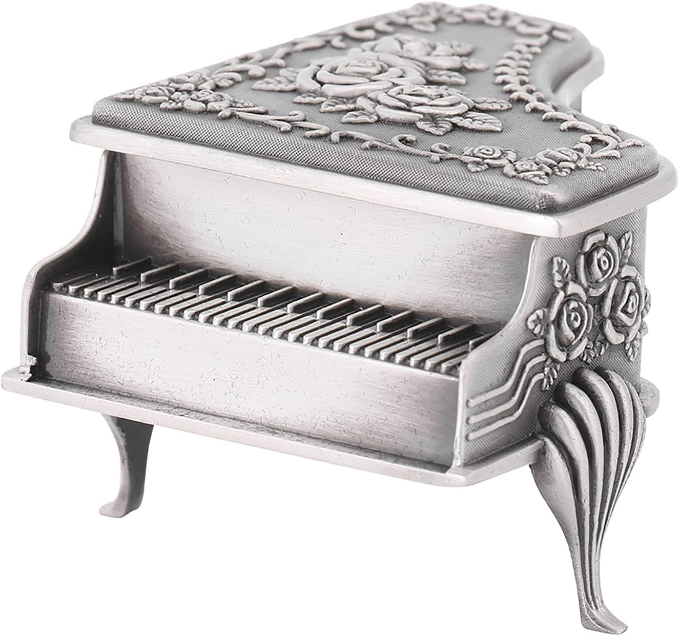 Amazon.com: Lwuey Jewelry Box, Piano Shaped Storage Organizer Rose ...