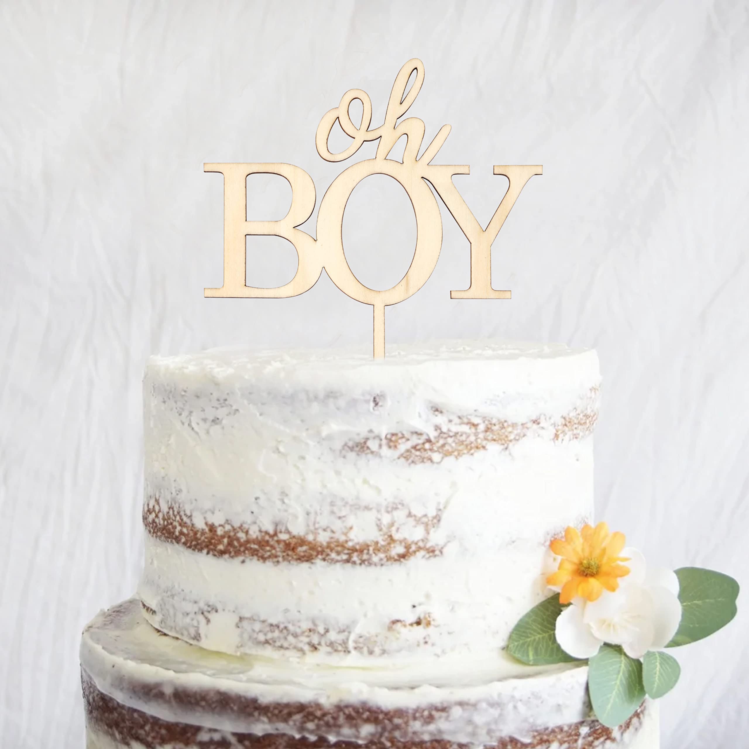 Rustic Baby Shower Cake Topper Rustic It's A Boy Or Girl Log Slice