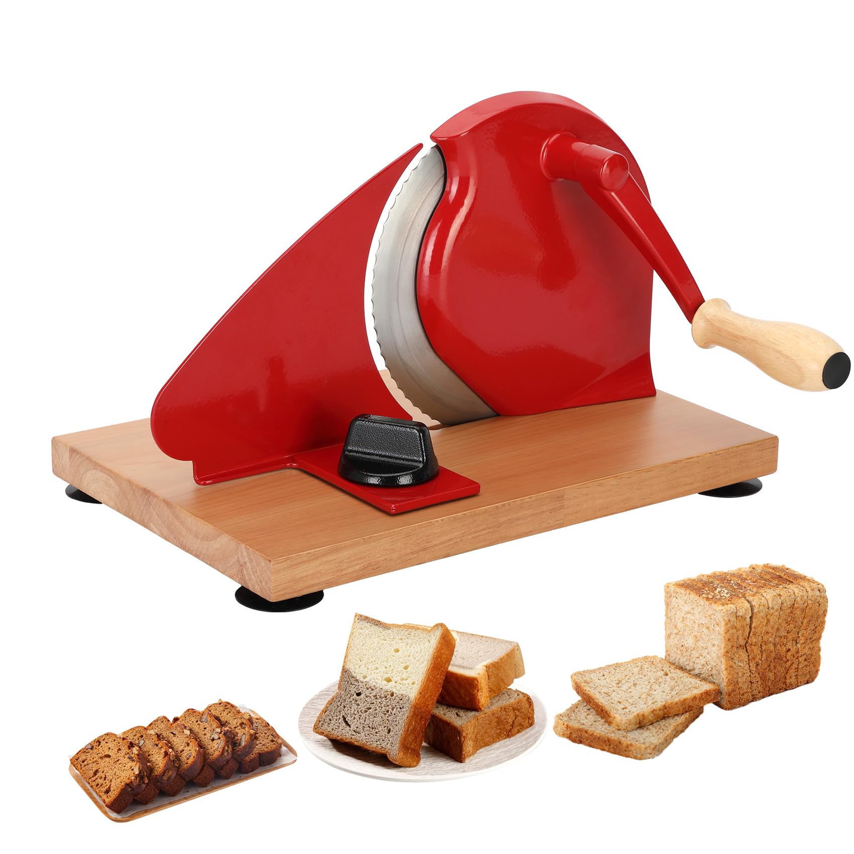 Classic Manual Bread Slicer,Manual Bread Slicer,Classic Hand Crank Home ...