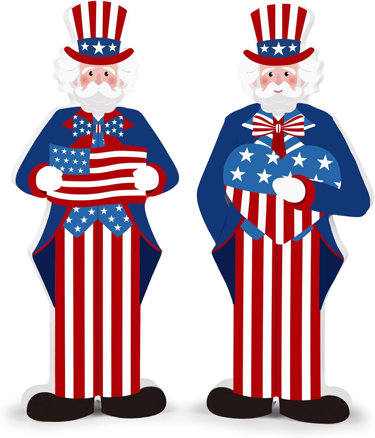 Amazon.com: COCHIE 4th of July Table Decorations Wooden Uncle Sam Sign ...