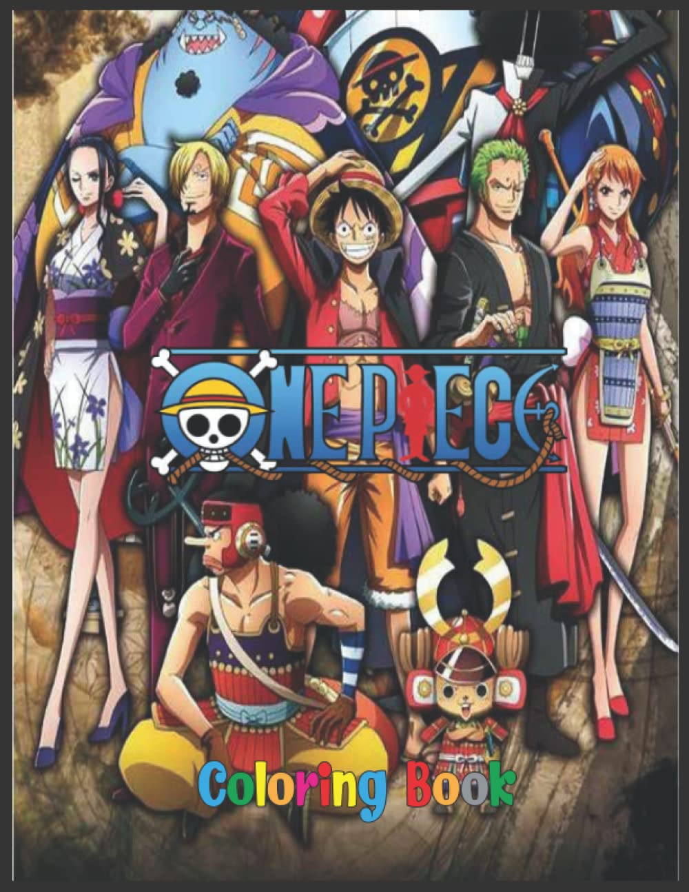 One Piece Coloring Book Anime Coloring Book With One Piece | Desertcart ...