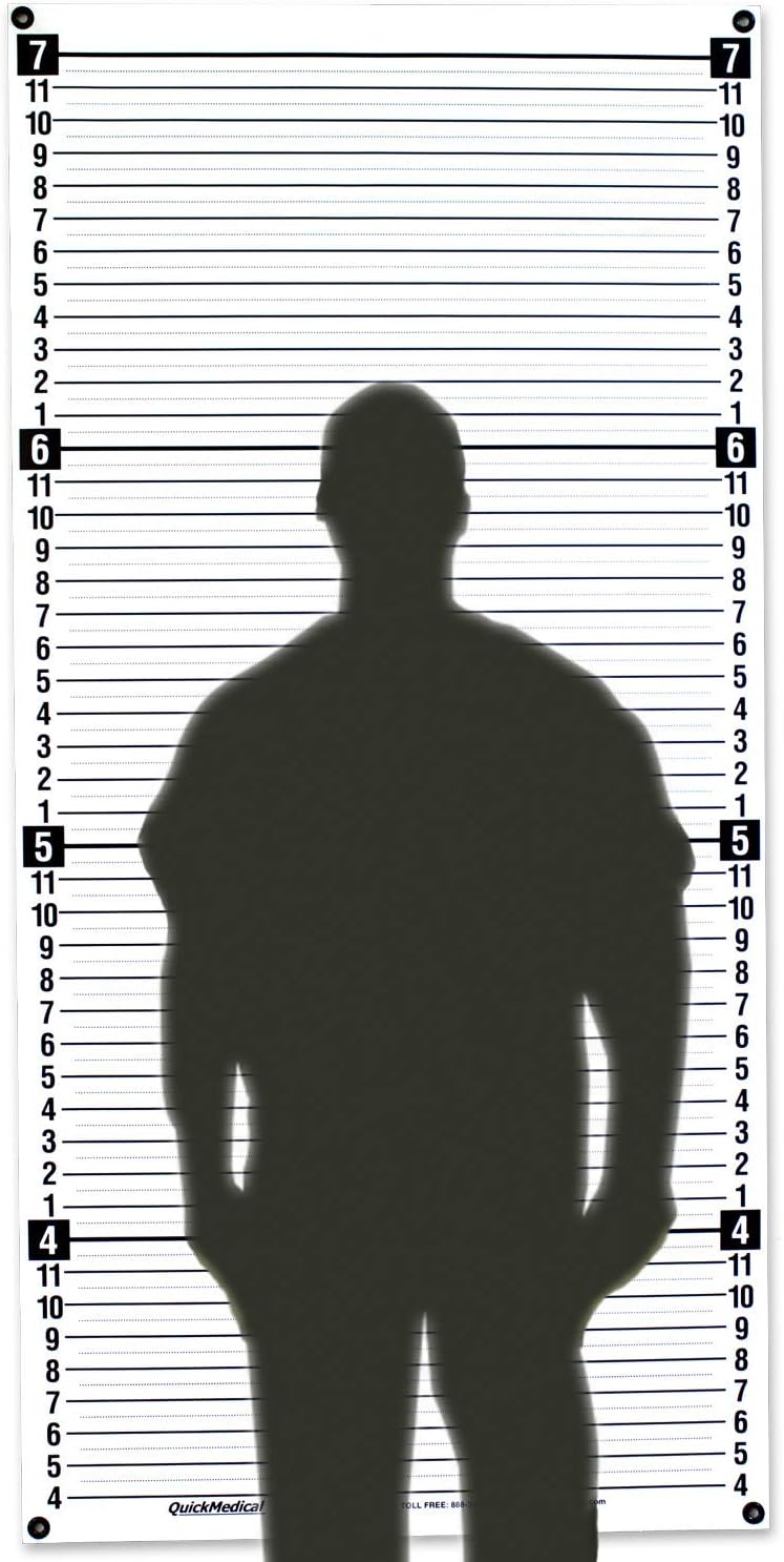 Amazon.com: Security Height Backdrop – Fractional – Reads 3 Foot to 7 ...