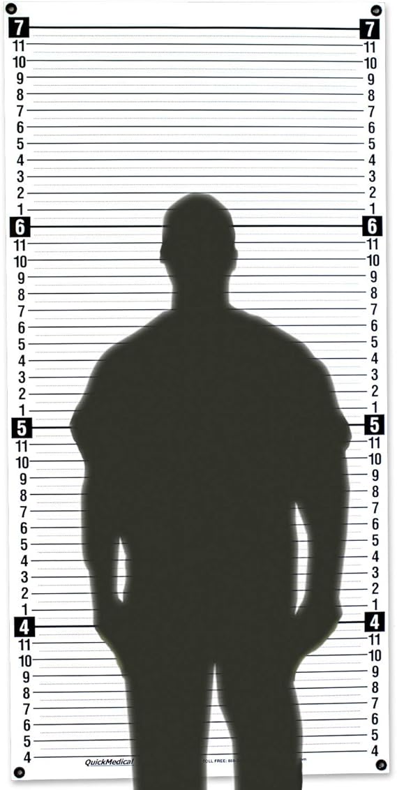 Amazon.com: Security Height Backdrop – Fractional – Reads 3 Foot to 7 ...