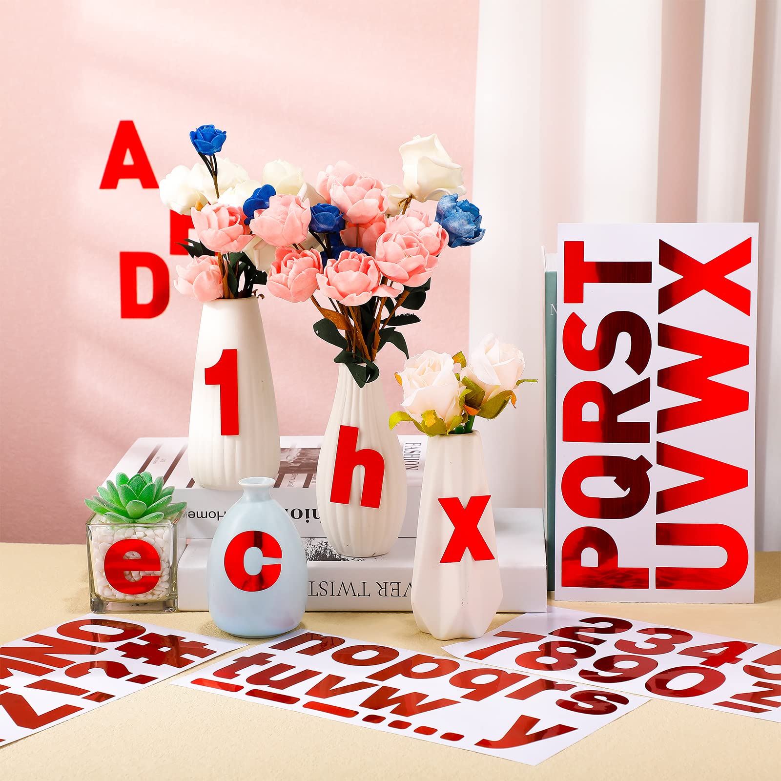 Snapklik.com : Chinco 232 Pieces 24 Sheets Letter Stickers Large ...