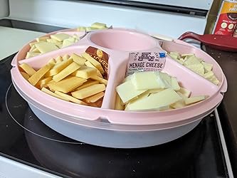 Amazon.com | Tupperware Serving Center Set - 6 Compartment Serving Tray ...