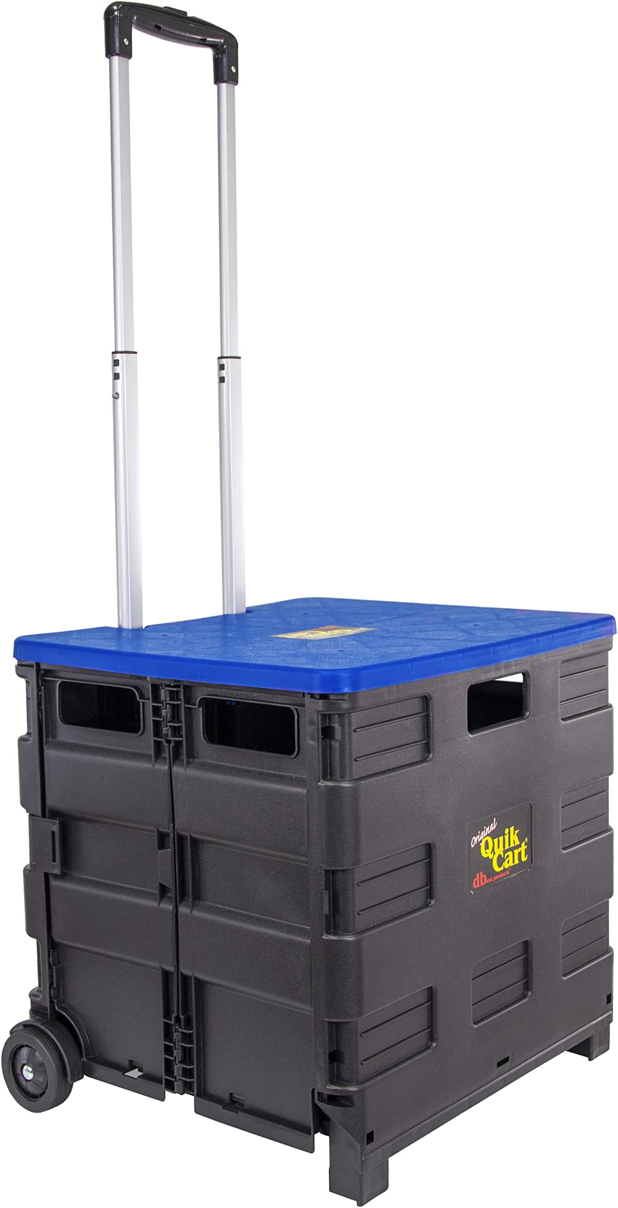 Dbest Products Quik Cart Collapsible Rolling Crate on Wheels for ...