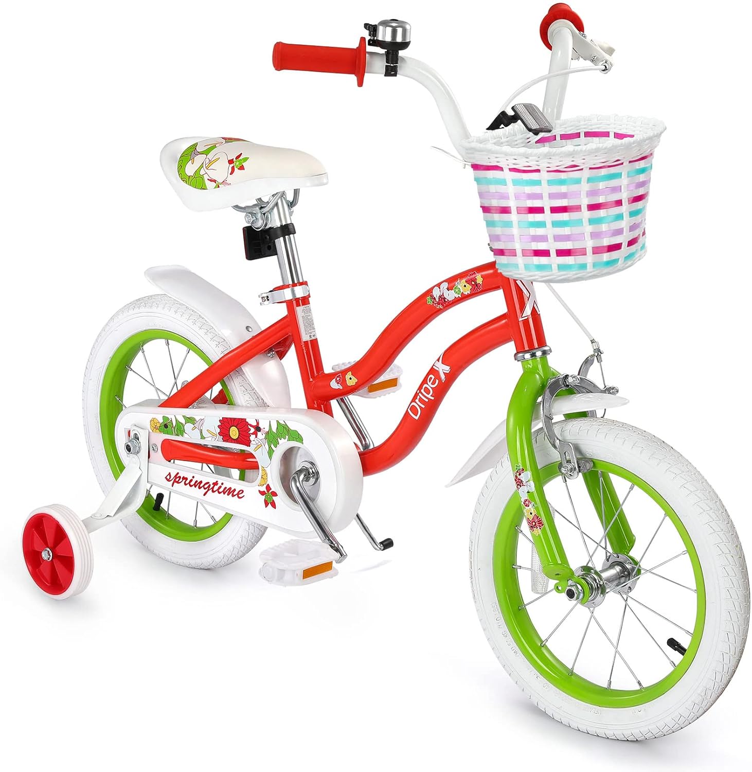 Amazon.com : Dripex Kids Bike for Girls with Basket, Girls Bike Kids ...