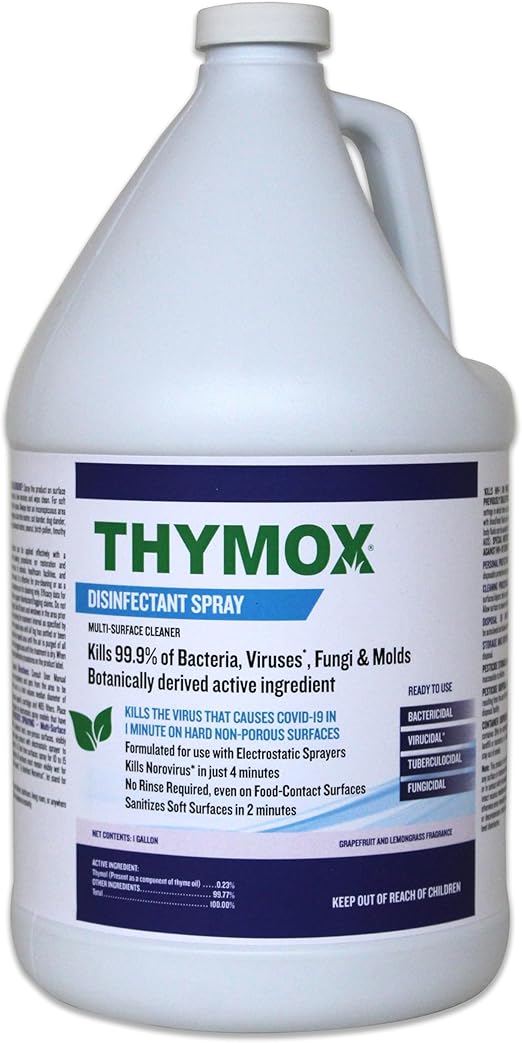 Amazon.com: Thymox 1 Gallon Botanical Disinfectant - All Natural ...