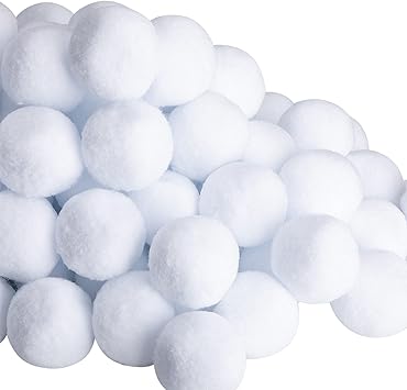 Amazon.com: codree 100 PCS Fake Snowballs for Kids- 2 Inch Indoor ...