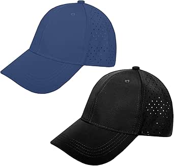 Rosoz Sports Performance Baseball Hat Mesh Adjustable Plain Hat Running ...