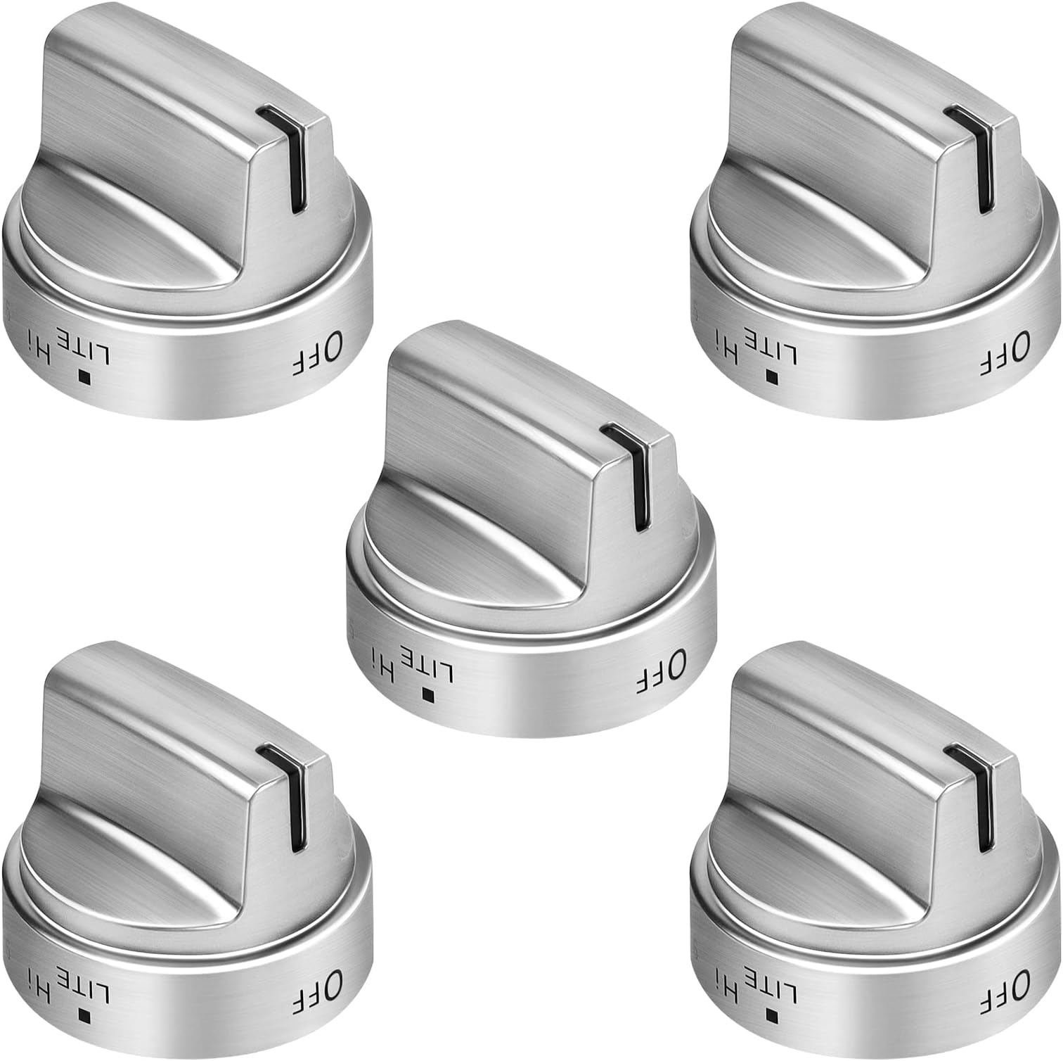 Amazon.com: Smart Choice Range Knob Kit, Fits Most, Stainless Steel ...