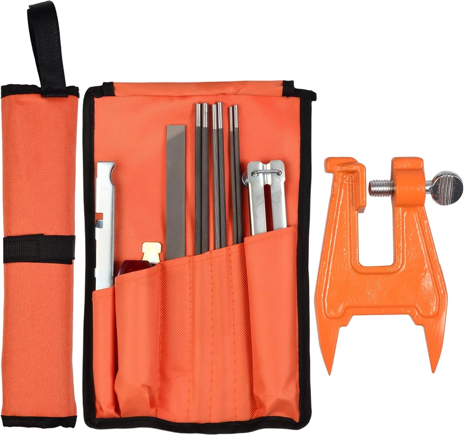 Amazon.com: karvayna Universal Field Chainsaw File Kit, 14pcs Chain Saw ...