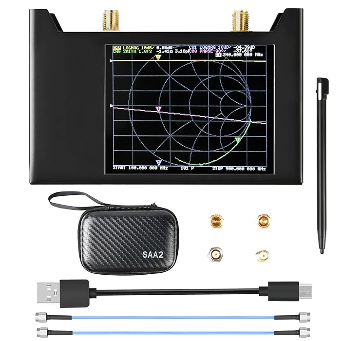 Buy Dearsee Nanovna S A A 2 V2 Nano Vna Vector Network Analyzer 10khz 3ghz Hf Vhf Uhf Antenna