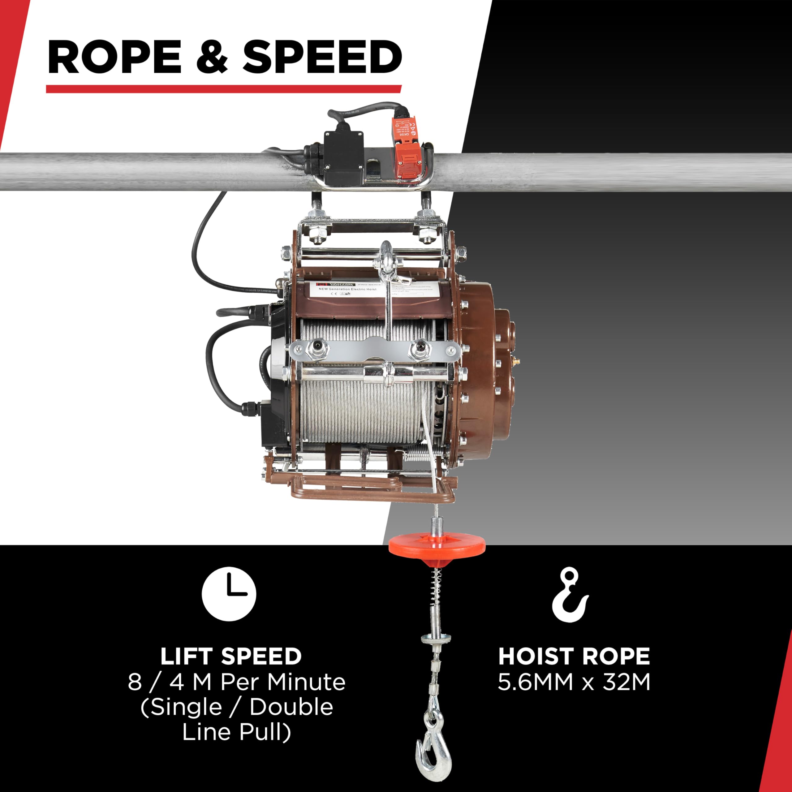 Scaffolding Hoist Motorized Electric Scaffold Hoists | Warrior