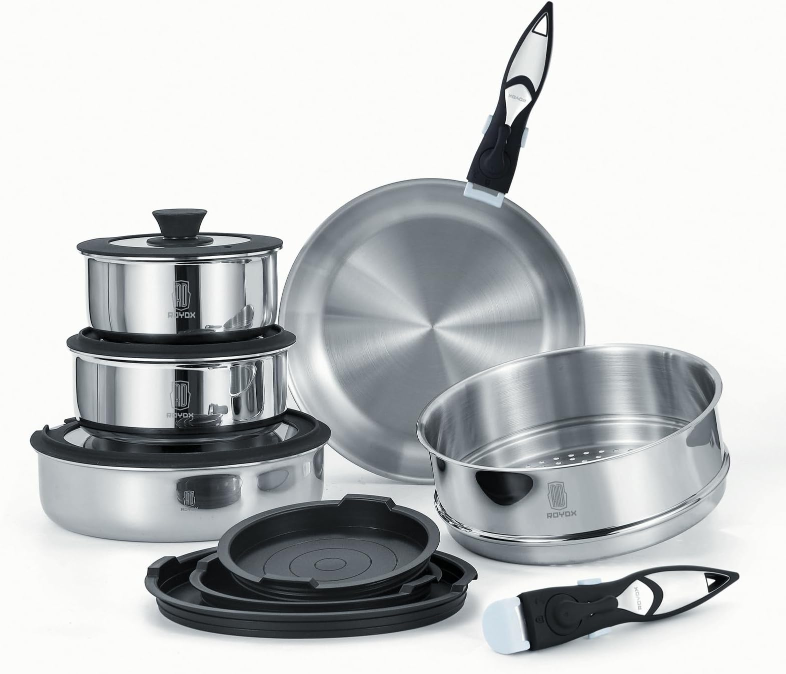 Amazon.com: Tefal Ingenio Non-stick Elegance Cookware Set, 13 Pieces ...