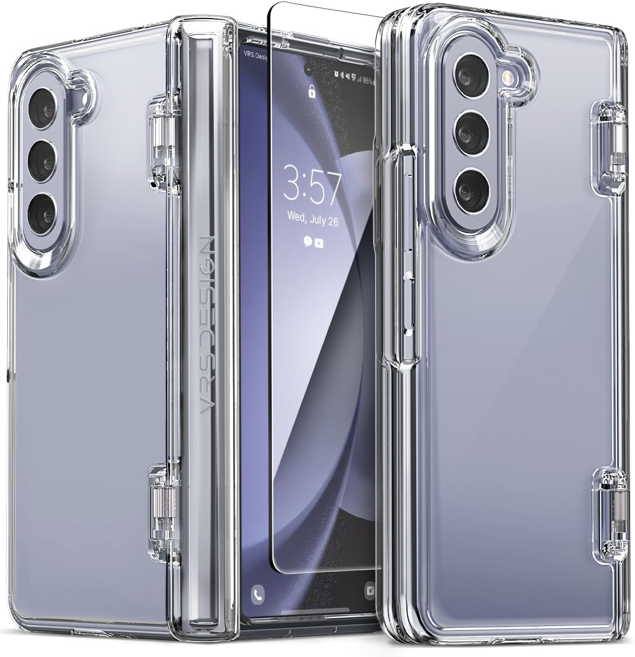 Amazon.com: SAMSUNG Galaxy Official Clear Gadget Case for Z Fold5 ...