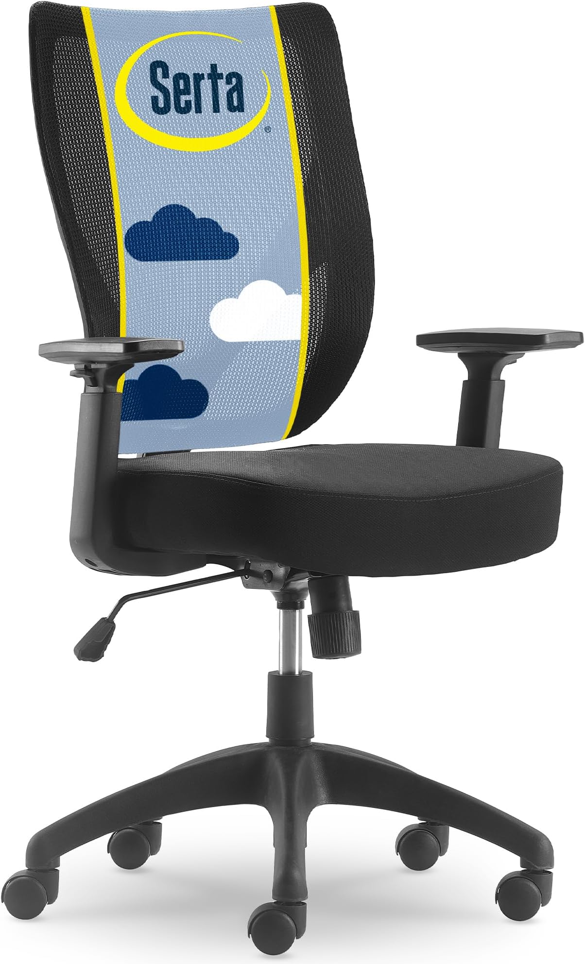 Amazon.com: Serta Production Mesh Office Chair, Ergonomic Mid-Back ...