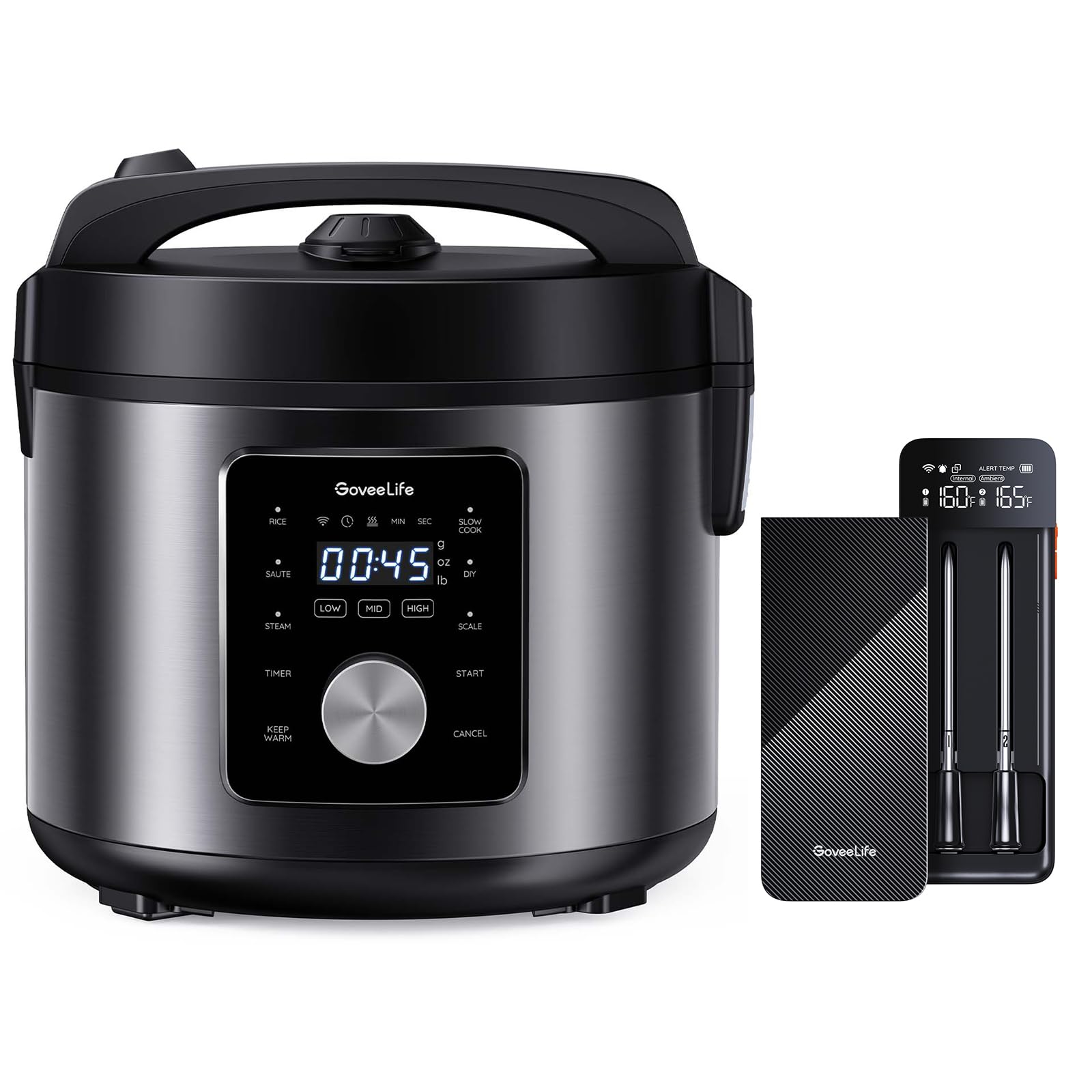 Amazon.com: GoveeLife Smart Rice Cooker H7180 Bundle with Wireless Meat ...